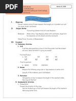 Grade 3 Detailed Lesson Plan Mathematics | PDF | Yarn | Lesson Plan