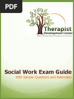 LCSW Exam Practice Questions Guide | PDF | Social Work | Confidentiality