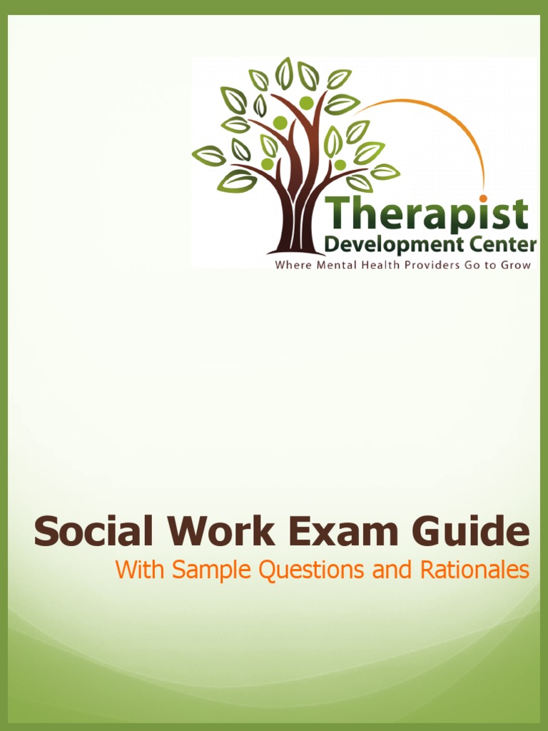 Social Work Exam Guide: With Sample Questions and Rationales | Download ...