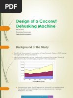 Dehusking Machine Research Paper | PDF | Belt (Mechanical) | Coconut