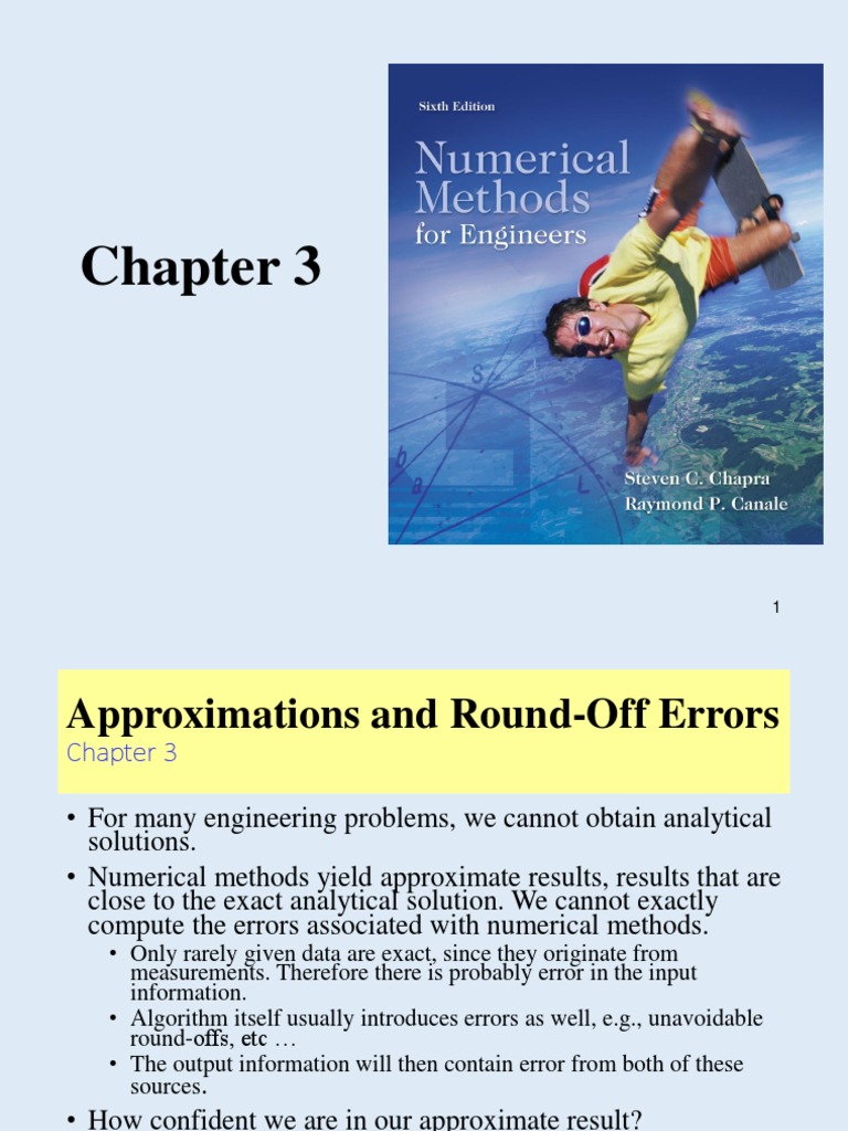 3) Approximations and Round Off Errors (Def) PDF | PDF | Accuracy And Precision | Decimal