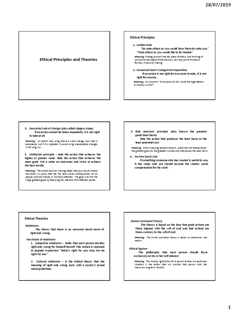 ETHICS | PDF | Philosophical Theories | Stereotypes