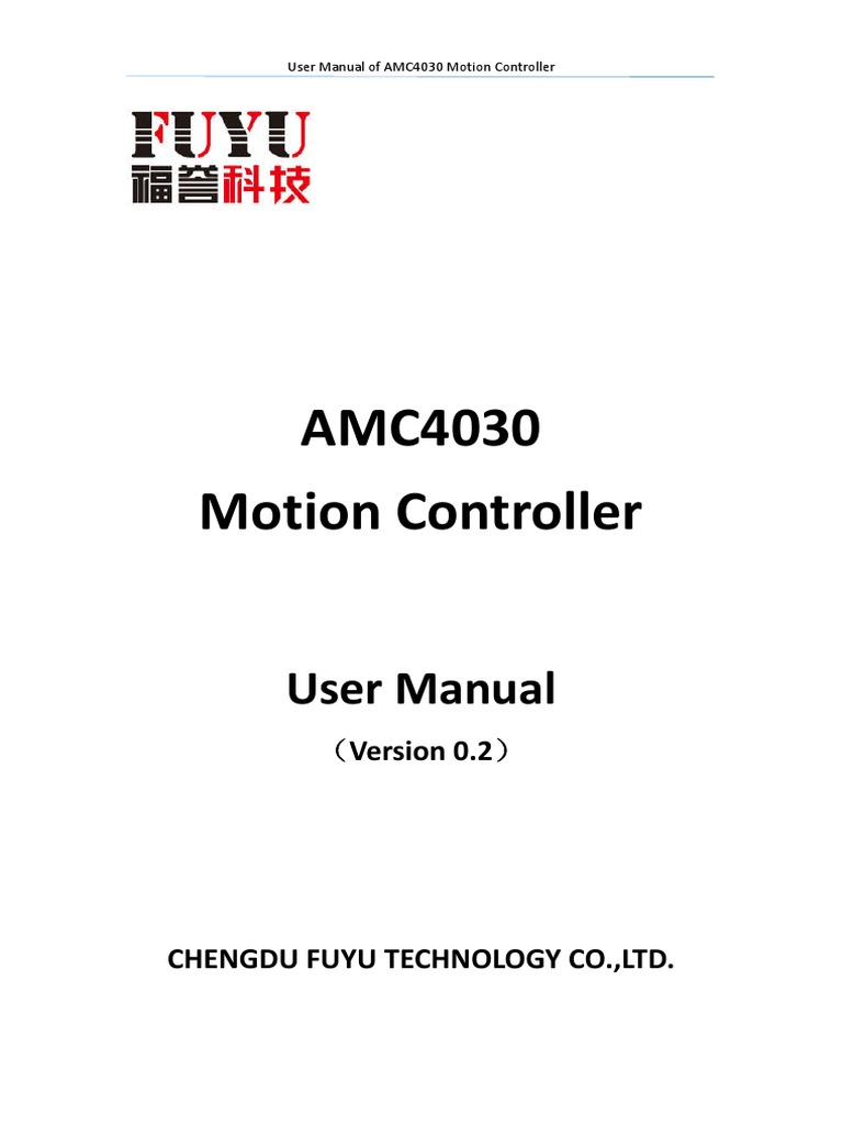 AMC4030 Motion Controller | PDF | Electrostatic Discharge | Electric Motor