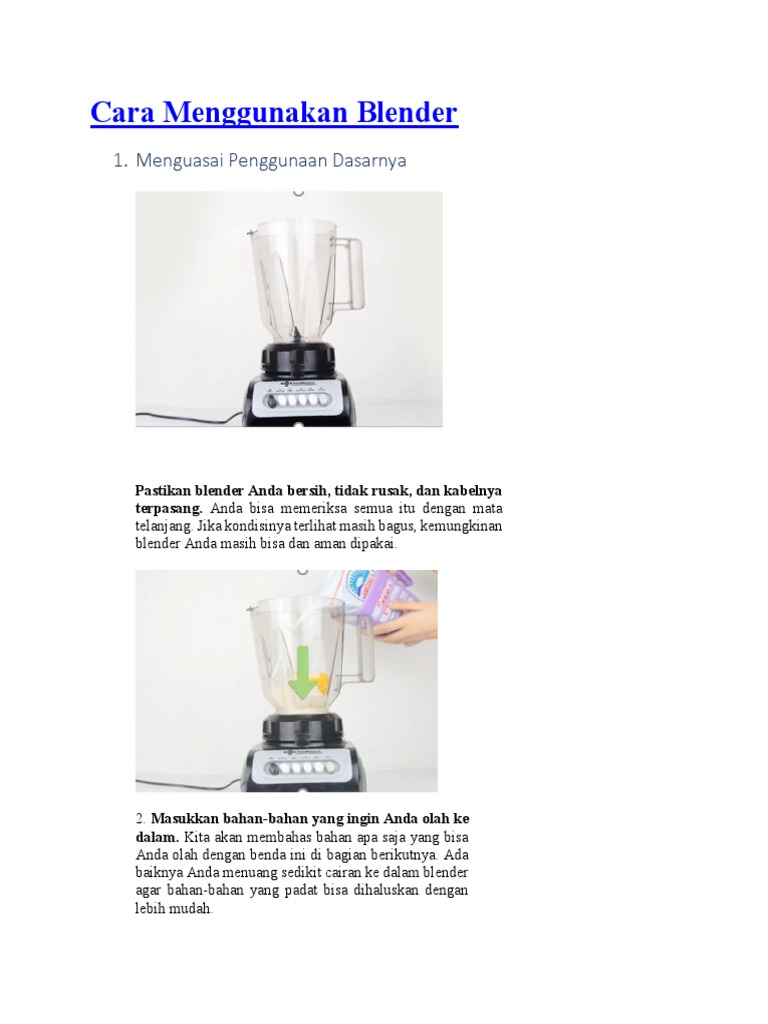 Panduan Lengkap Menggunakan Blender | PDF