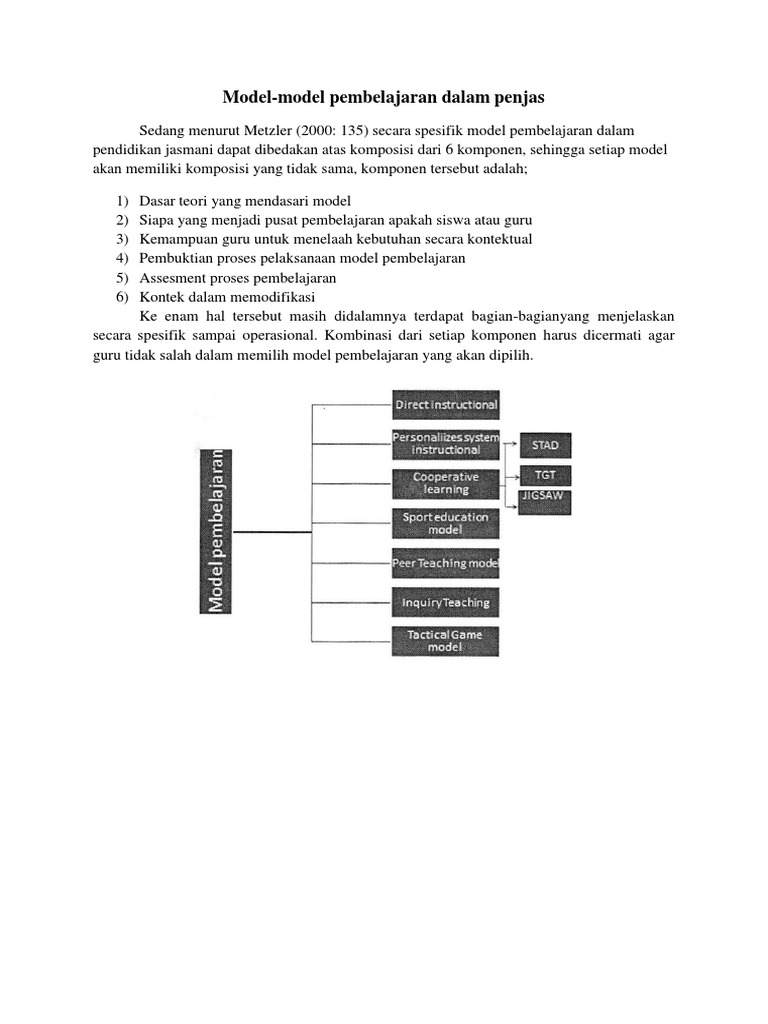 Model Pembelajaran | PDF