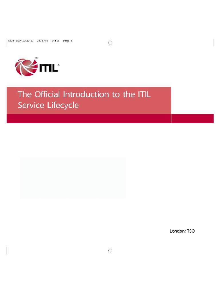 An Overview of the History and Value of ITIL Service Management ...