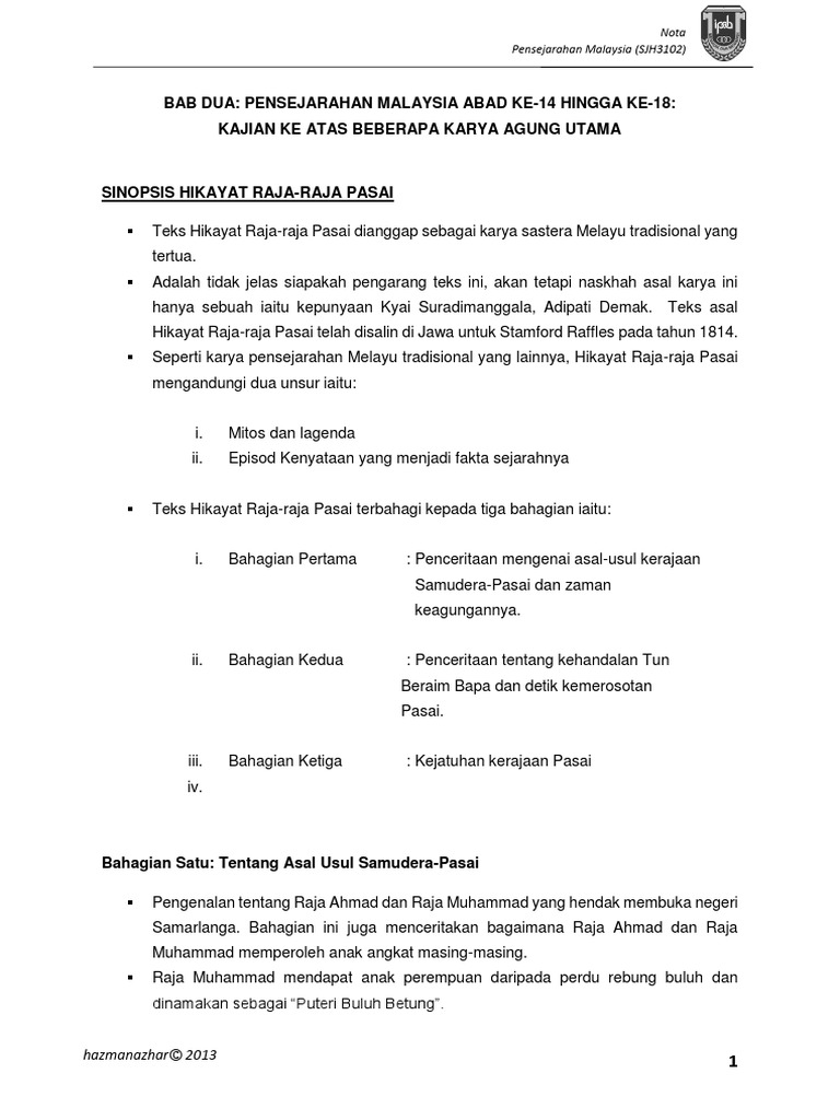 Raja Pasai | PDF