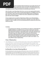 BGE Mirror Setting for Blindzone Elimination | PDF | Mirror | Field Of View