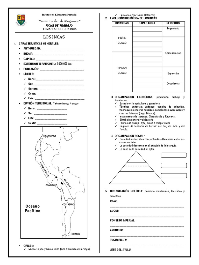 Practica Calificada INCAS | PDF | Imperio Inca | Andes