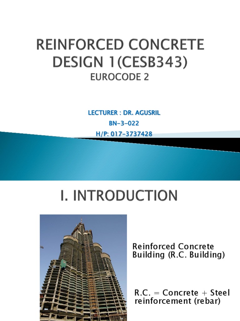 Introduction to the Fundamental Concepts and Design of Reinforced ...