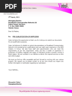 Subcontractor Recommendation Letter | PDF | Business