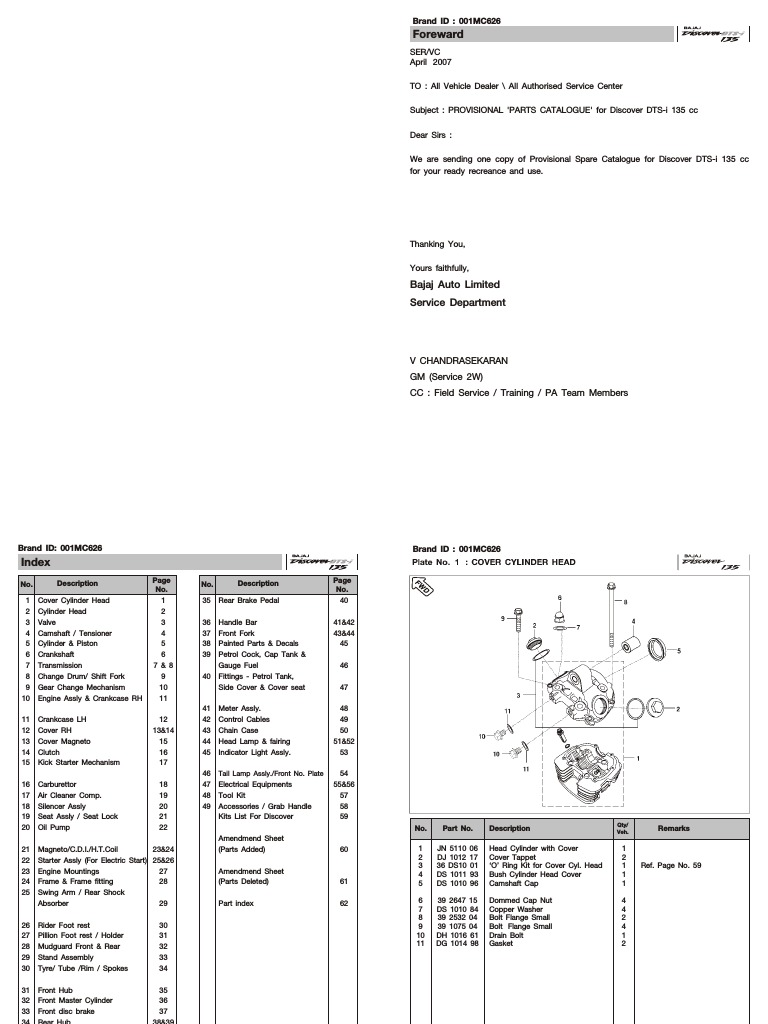 Discover 135 PDF | PDF | Clutch | Transmission (Mechanics)