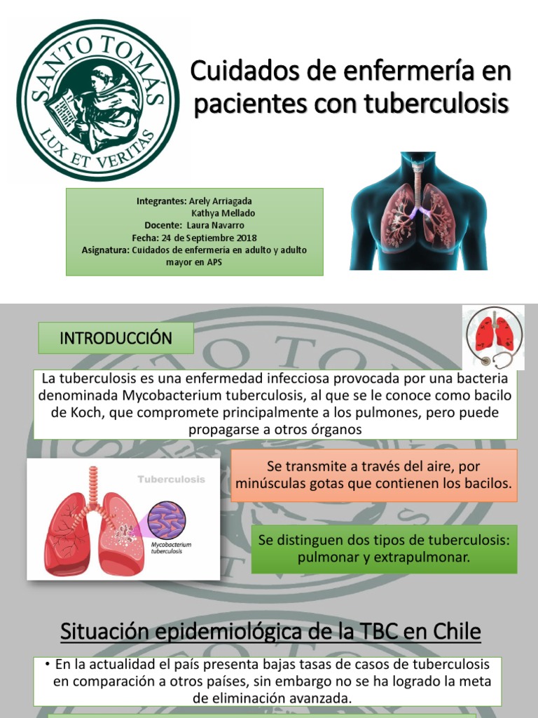Cuidados de Enfermería en Pacientes Con Tuberculosis | PDF ...
