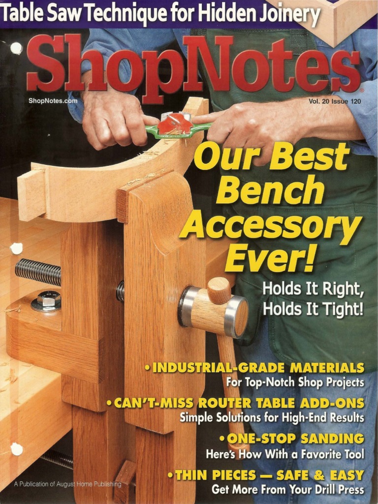 ShopNotes 120 PDF | PDF | Woodworking | Screw
