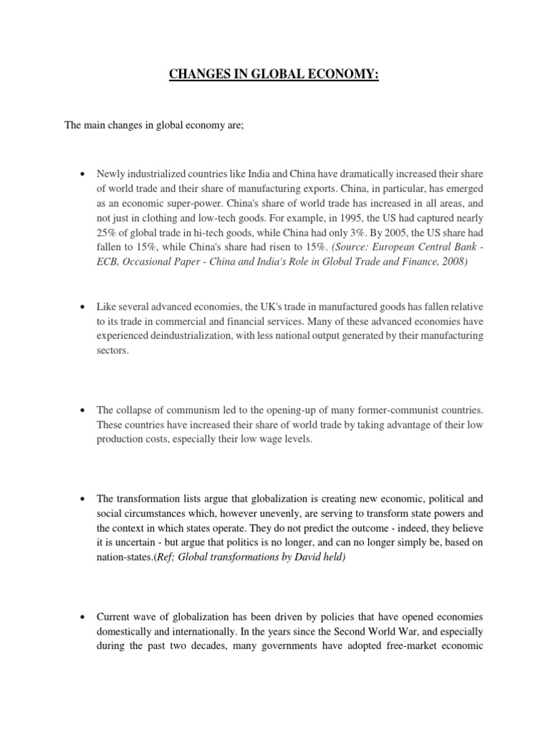 CAse Study | PDF | Globalization | Trade