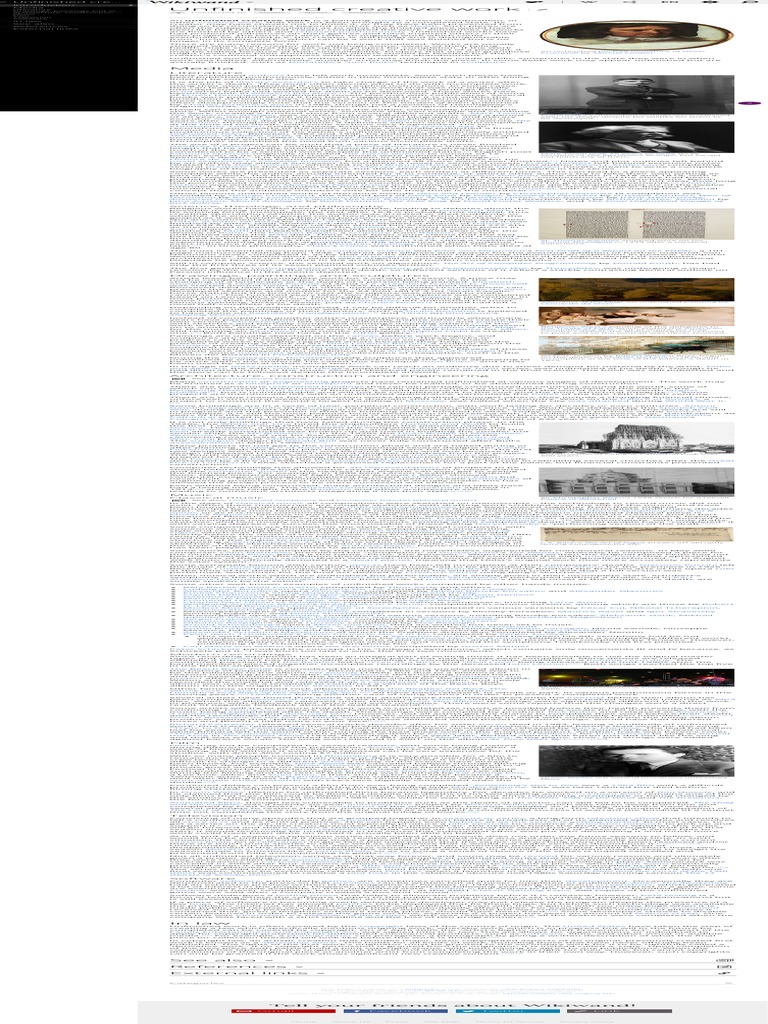 Unfinished Creative Work | PDF | Leonardo Da Vinci | The Beach Boys