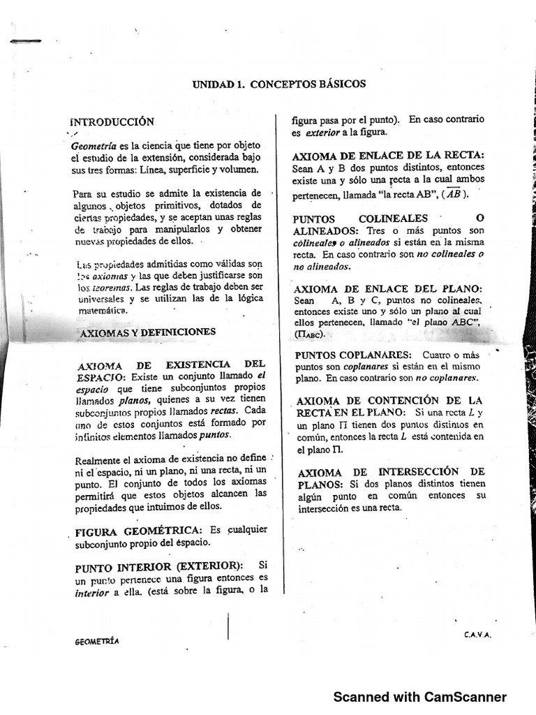 Geometría Euclidiana Pdf