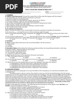 Grade 7 Answer Key | PDF