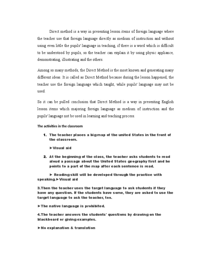 The Activities in The Classroom | PDF | Second Language | Foreign Language