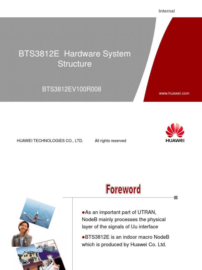 BTS3812E System Structure (BTS3812EV100R008) | PDF | High Speed Packet Access | Broadcast ...