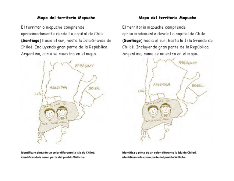 Mapa del Territorio Mapuche y Williche | PDF | Ciencias sociales ...