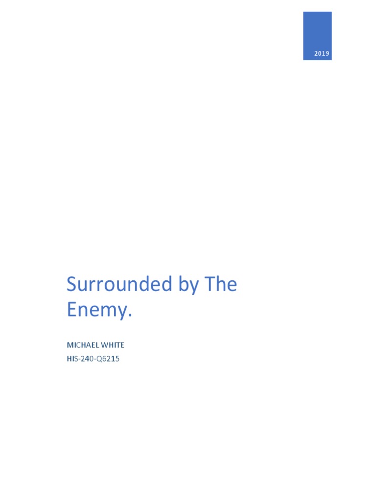 Surrounded by The Enemy. | PDF | Military | Violence