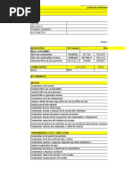 Material Checklist Retroexcabadora Lavado Inspeccionar Indicadores ...