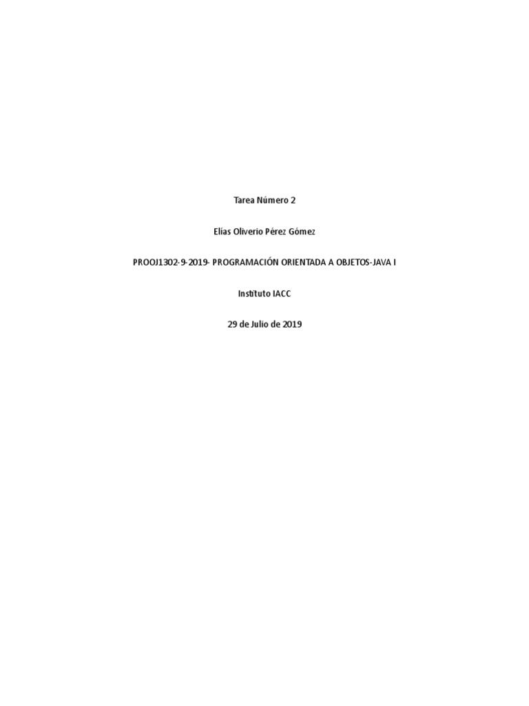 Tarea 2 Poo Java Pdf Java Lenguaje De Programación Celsius