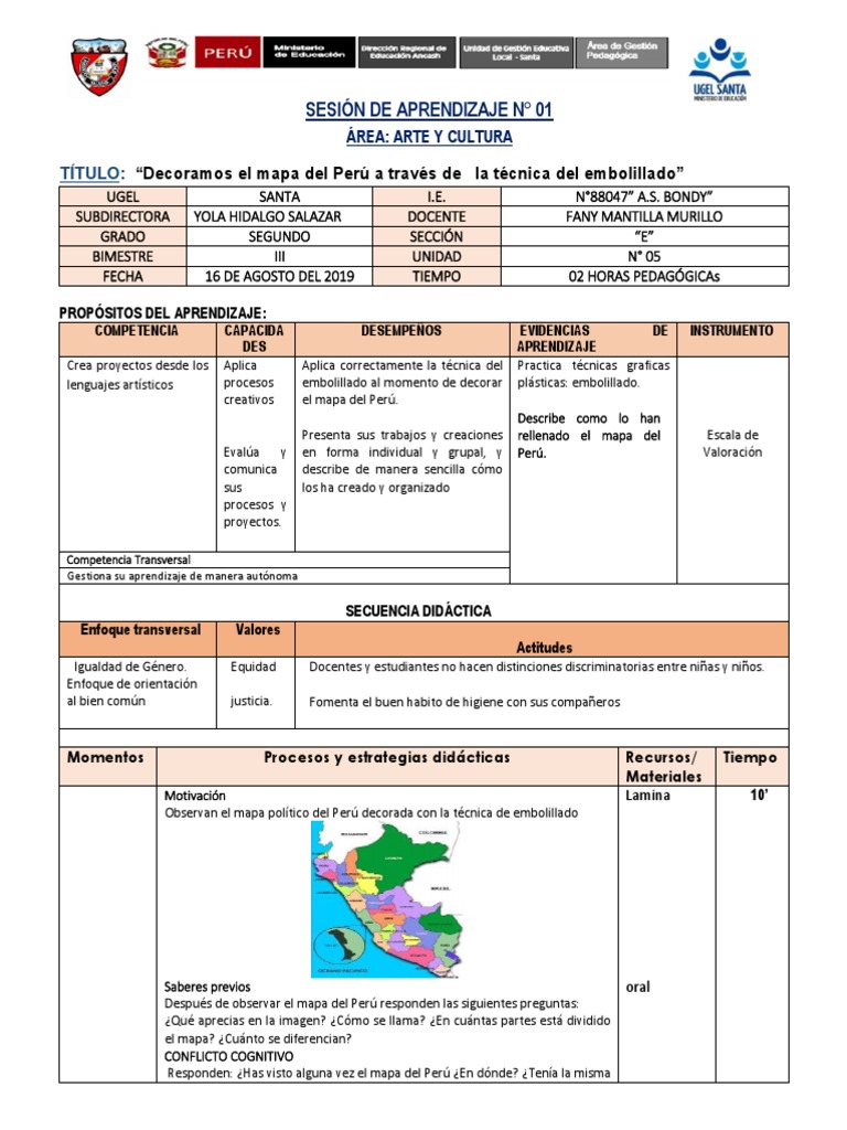 Mapa Del Peru | PDF | Papel | Perú