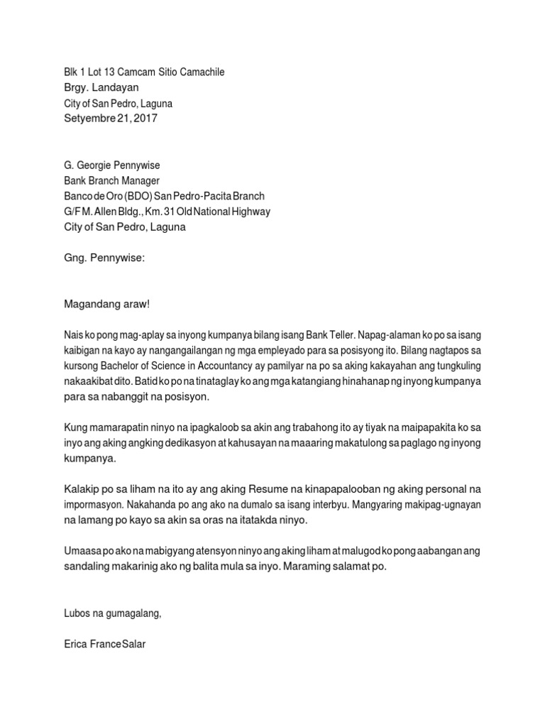 Liham Pangnegosyo | PDF