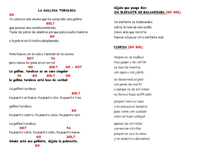 La Gallina Turuleca | PDF