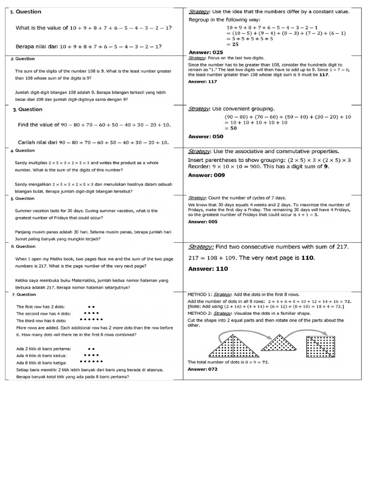 AMO 2017 Grade 2 | PDF