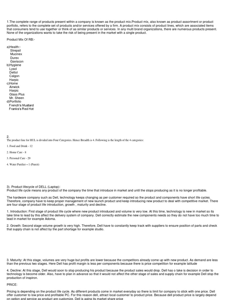 BCG Matrix Pepsico | PDF | Dell | Pepsi Co