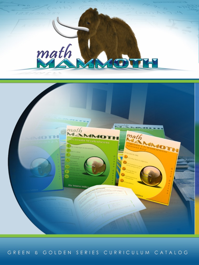 Math Mammoth Worksheets Overview | PDF | Equations | Fraction (Mathematics)