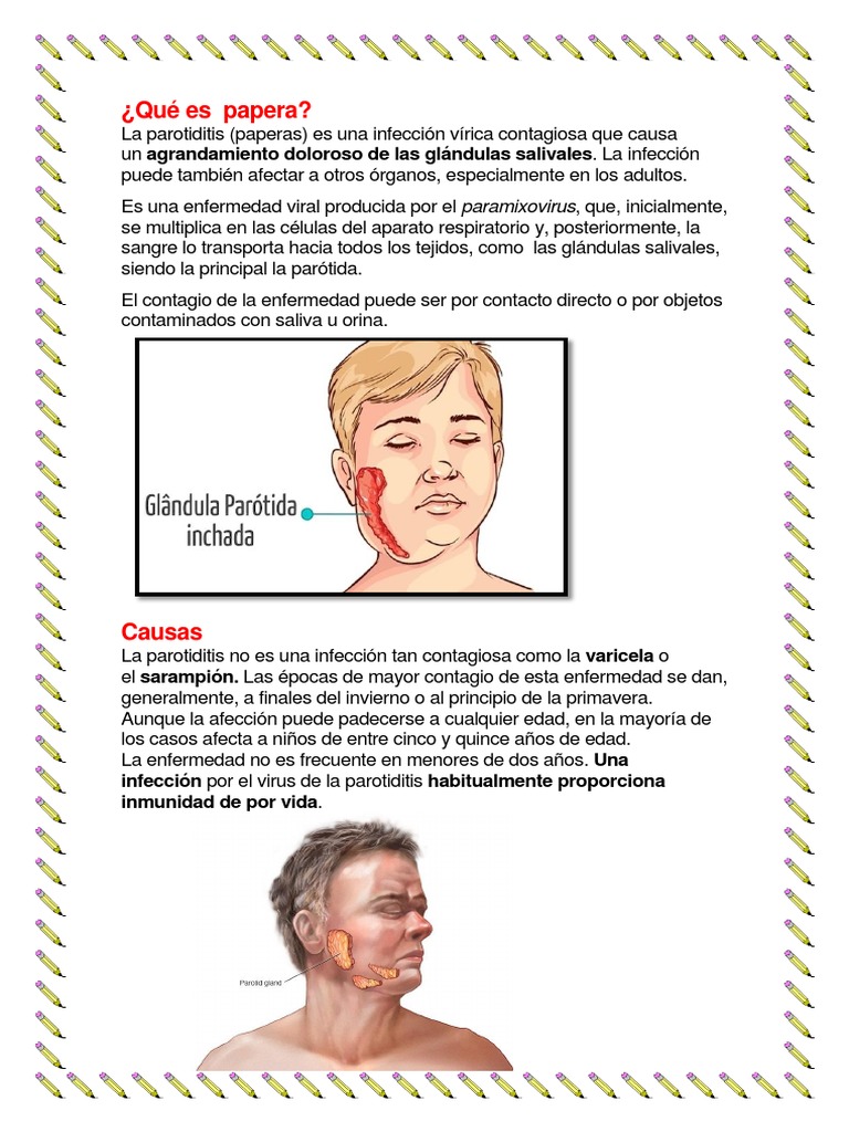 Qué Es Papera | PDF | Ciencias de la Salud | Enfermedades y trastornos