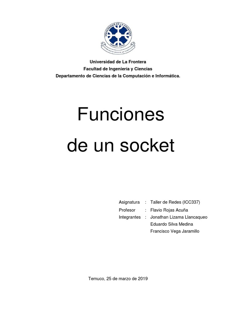 Taller de Redes - Socket | PDF | Modelo cliente-servidor | Zócalo de red