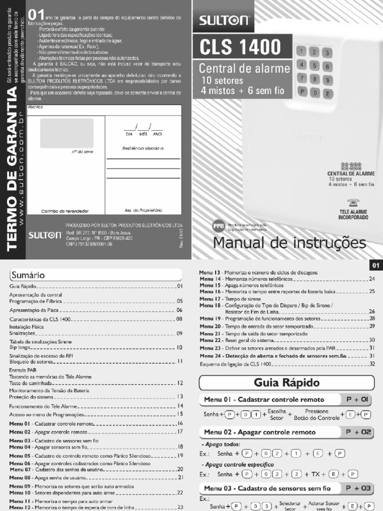 Manual CLS1400 17 PDF | PDF