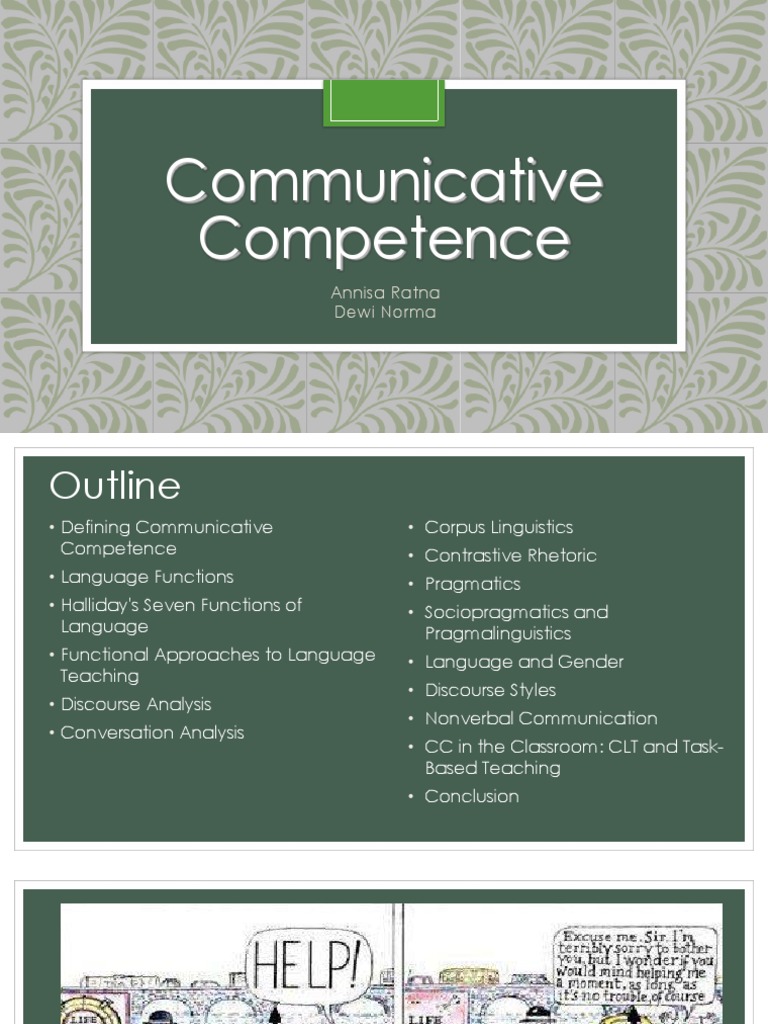 Communicative Competence | Second Language Acquisition | Linguistics