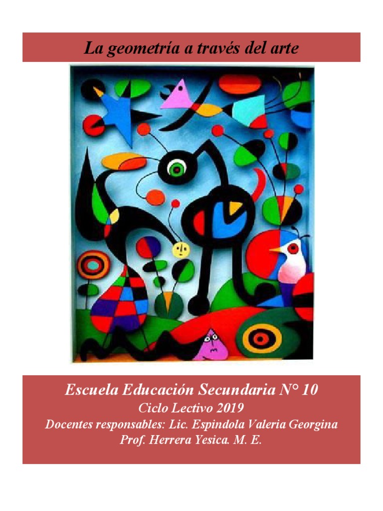 Matematica A Traves Del Arte | PDF | Geometría | Evaluación