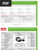 Daily Stacker Inspection Checklist | PDF | Technology & Engineering