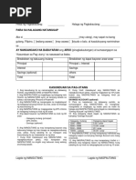 Promissory Note - Tagalog Sample Format | PDF