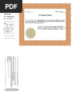 Shareholder Register Template | PDF