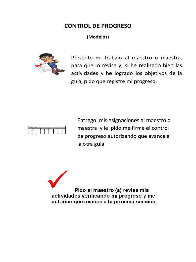 Control de Progreso | PDF