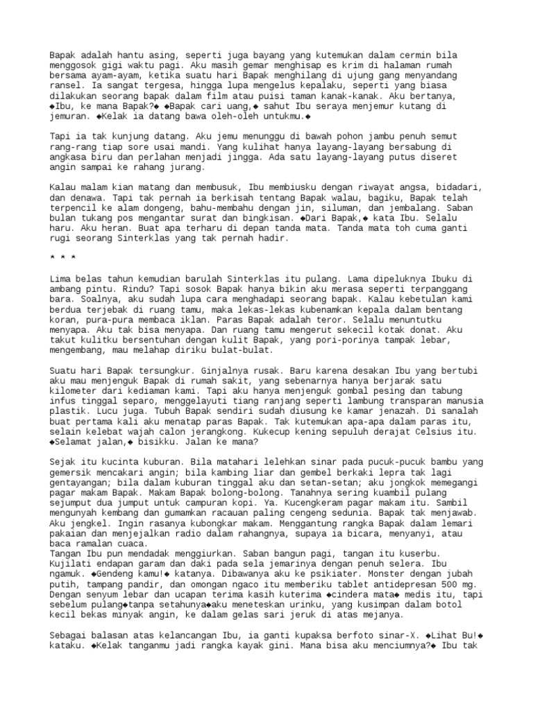 Cerpen Sony Karsono | PDF