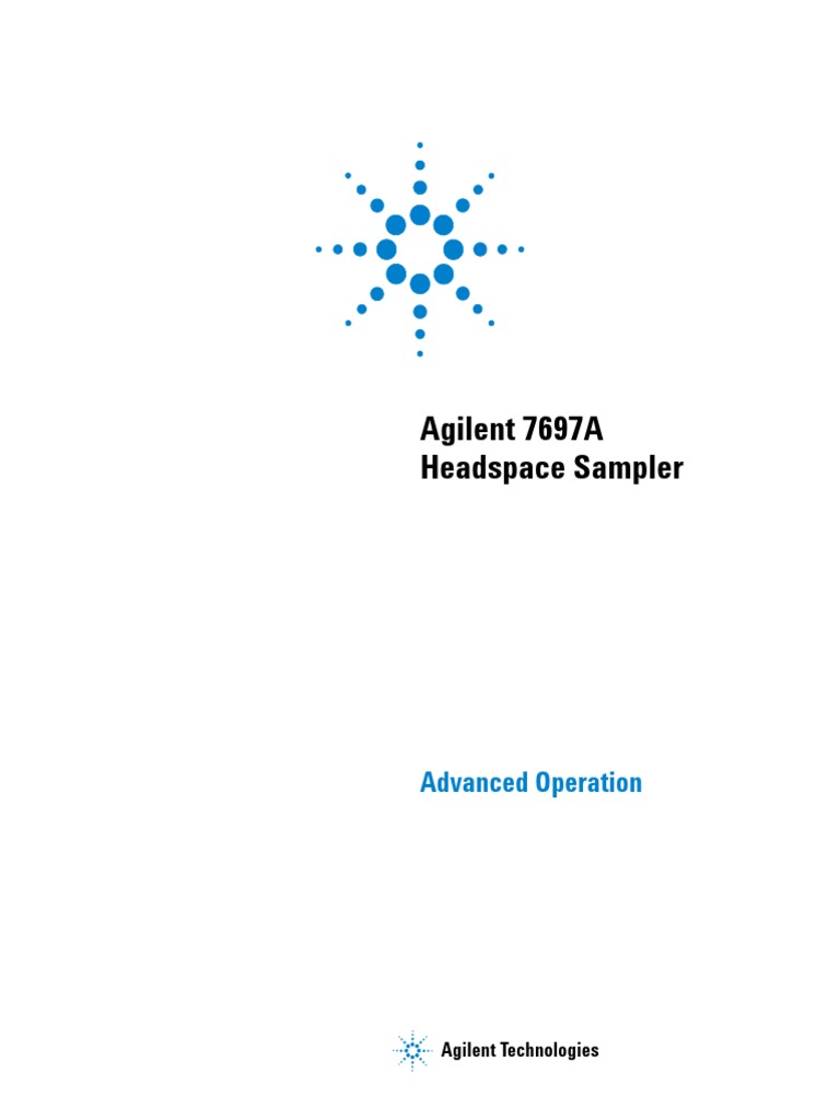 G4556-90016 - Advanced Operation Headspace | PDF | Gas Chromatography ...
