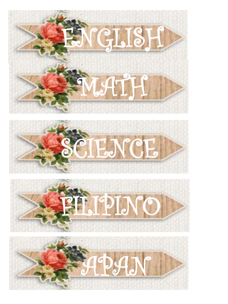 English Math Science Filipino Apan | PDF