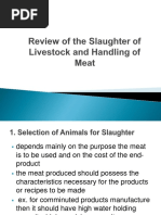 Chapter 1 Meat Inspection Procedures | PDF | Animal Slaughter | Meat