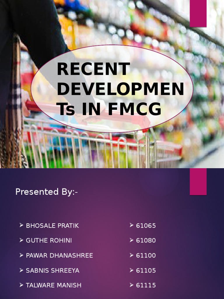 Recent Trends in FMCG Sector | PDF | Procter & Gamble | Business