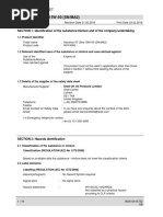 JMC MSDS Puraspec 1173 (GB) | PDF | Waste Management | Firefighting