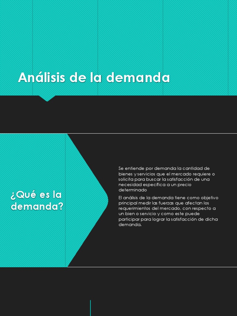 Análisis de la Demanda | PDF | Precios | Producto (Negocio)
